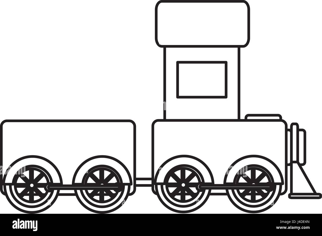 cute train toy icon Stock Vector Image & Art - Alamy