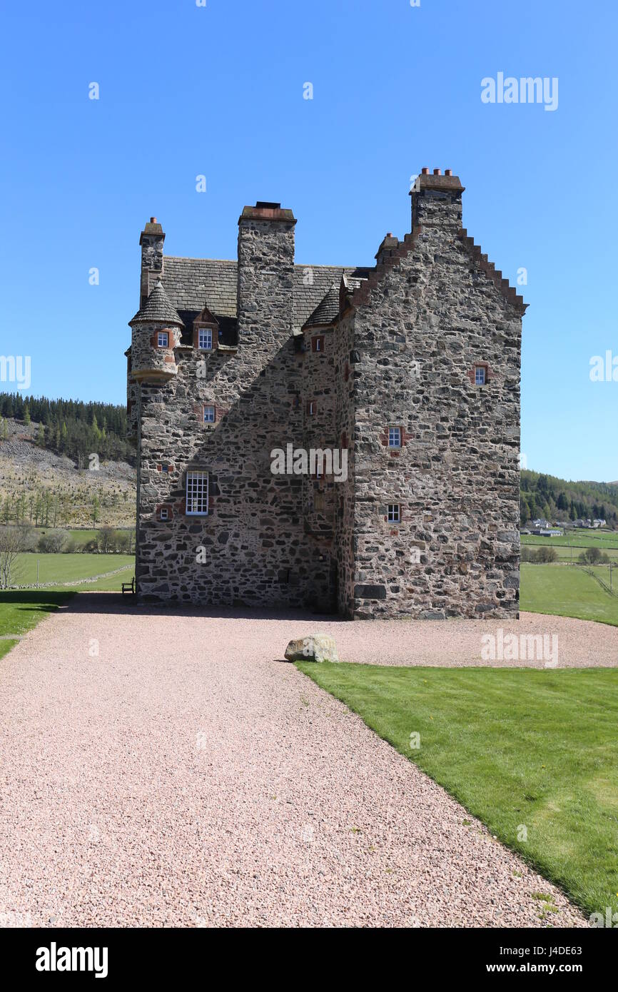 Exterior of Forter Castle Glen Isla Scotland May 2017 Stock Photo - Alamy