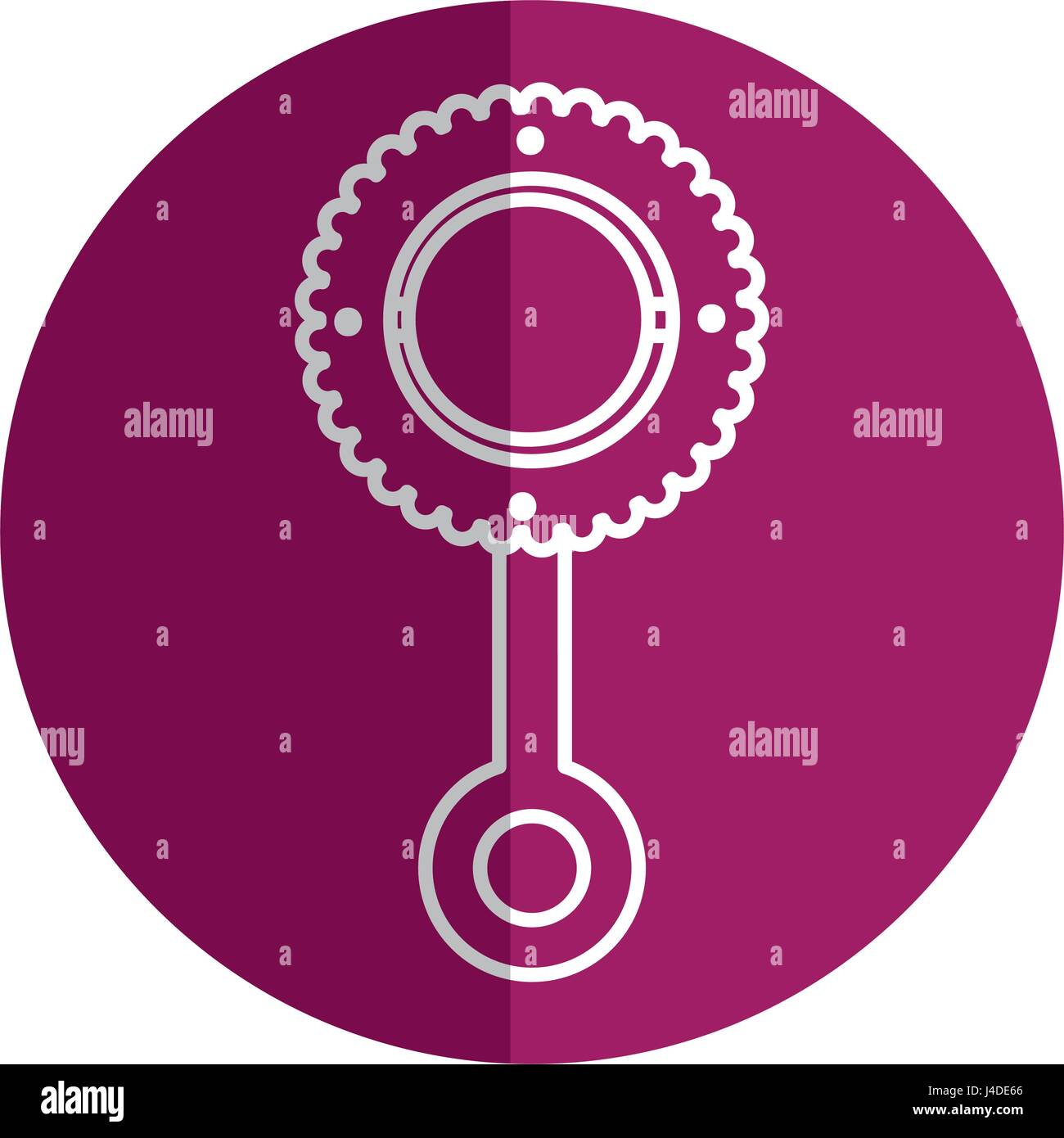 baby maraca isolated icon Stock Vector Image & Art - Alamy