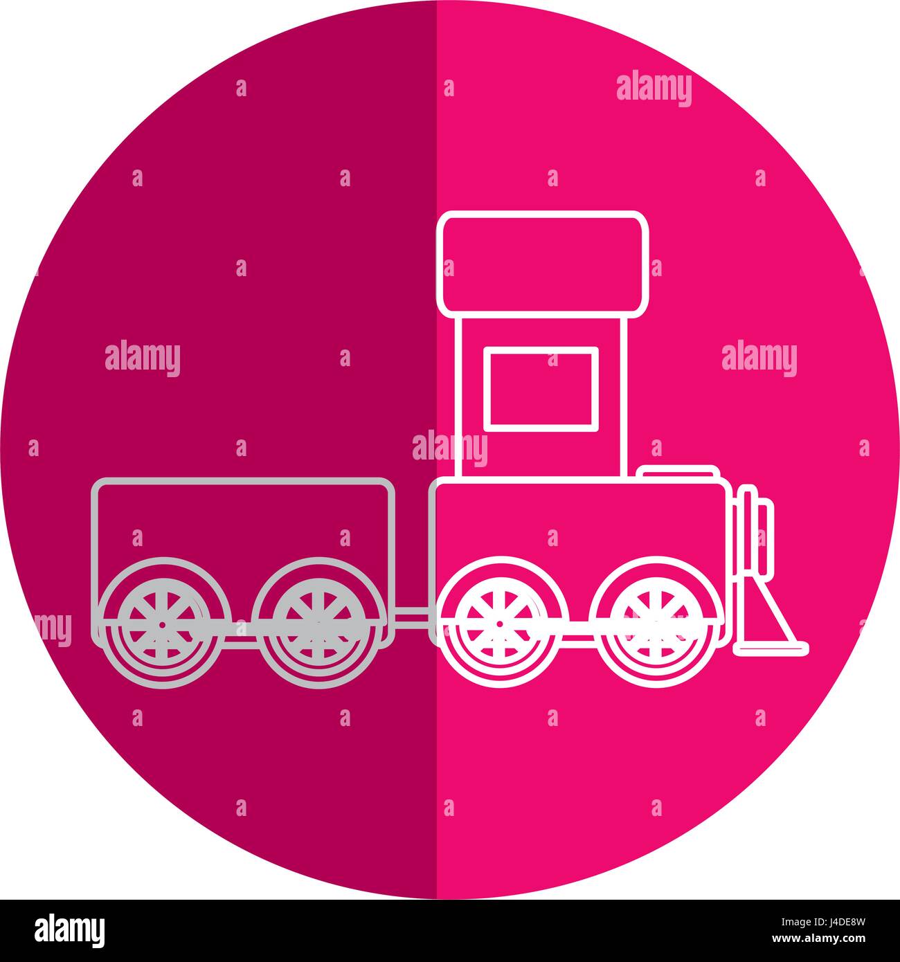 cute train toy icon Stock Vector Image & Art - Alamy