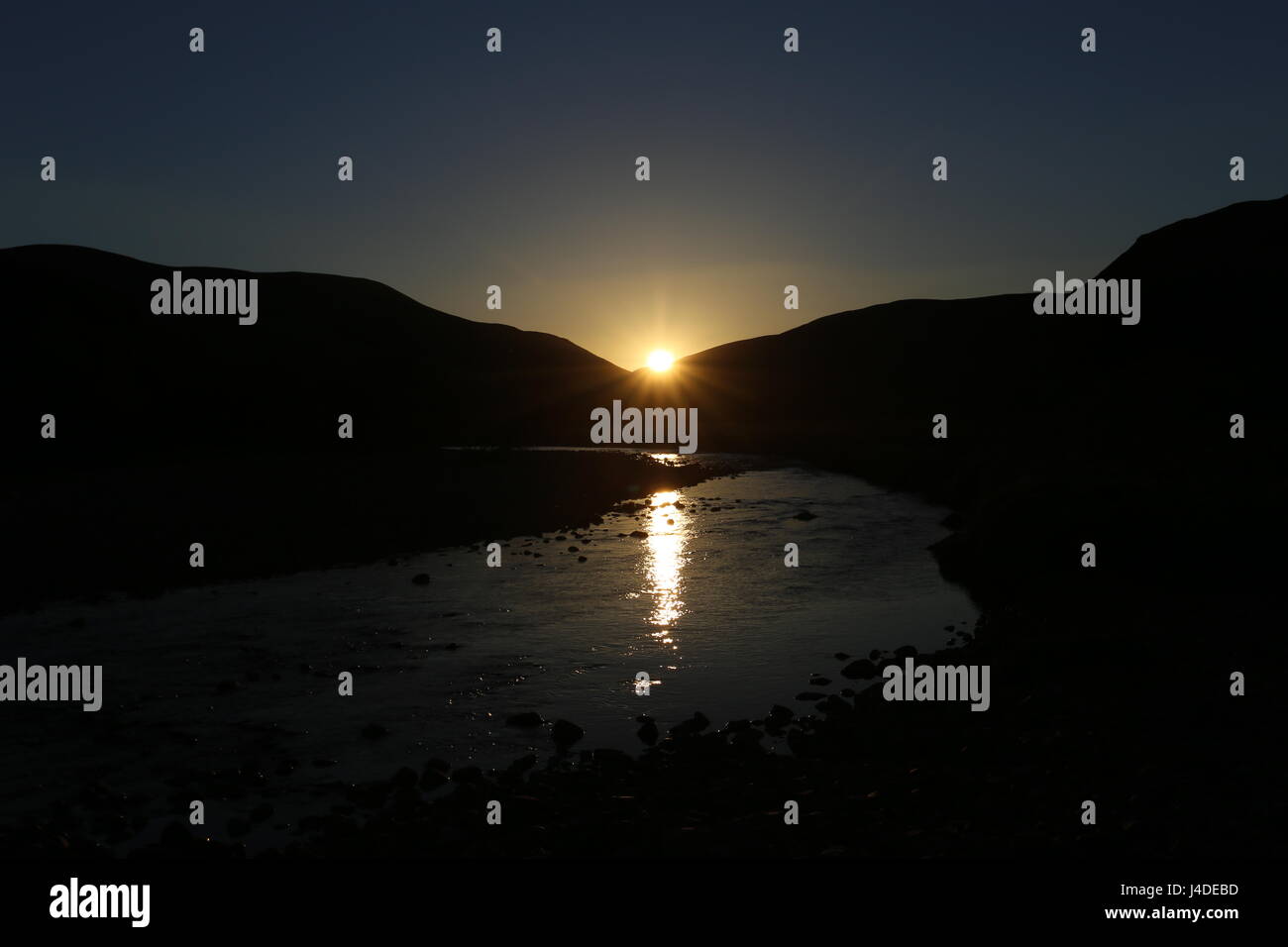 Shee water at sunset Spittal of Glenshee Scotland May 2017 Stock Photo ...
