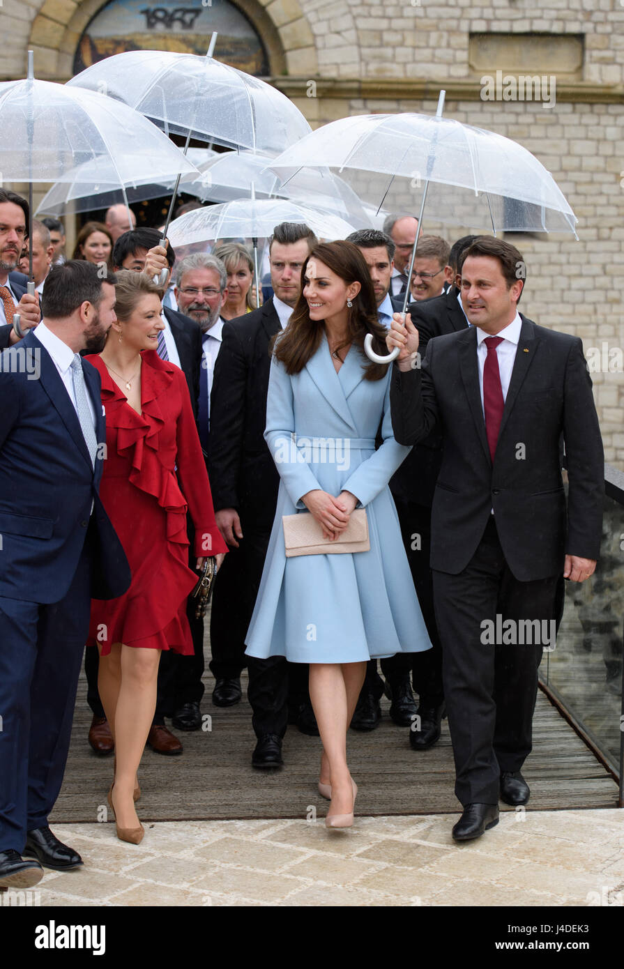 The Duchess of Cambridge with Crown Prince Guillaume of Luxembourg ...