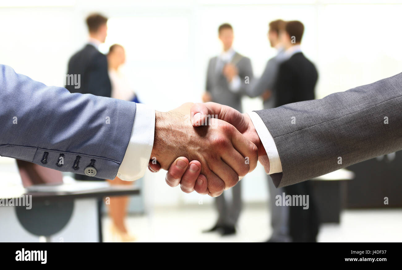Closeup of a business handshake Stock Photo - Alamy