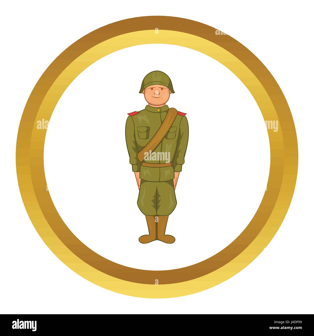 Soviet uniform of World War II vector icon Stock Vector Image & Art - Alamy