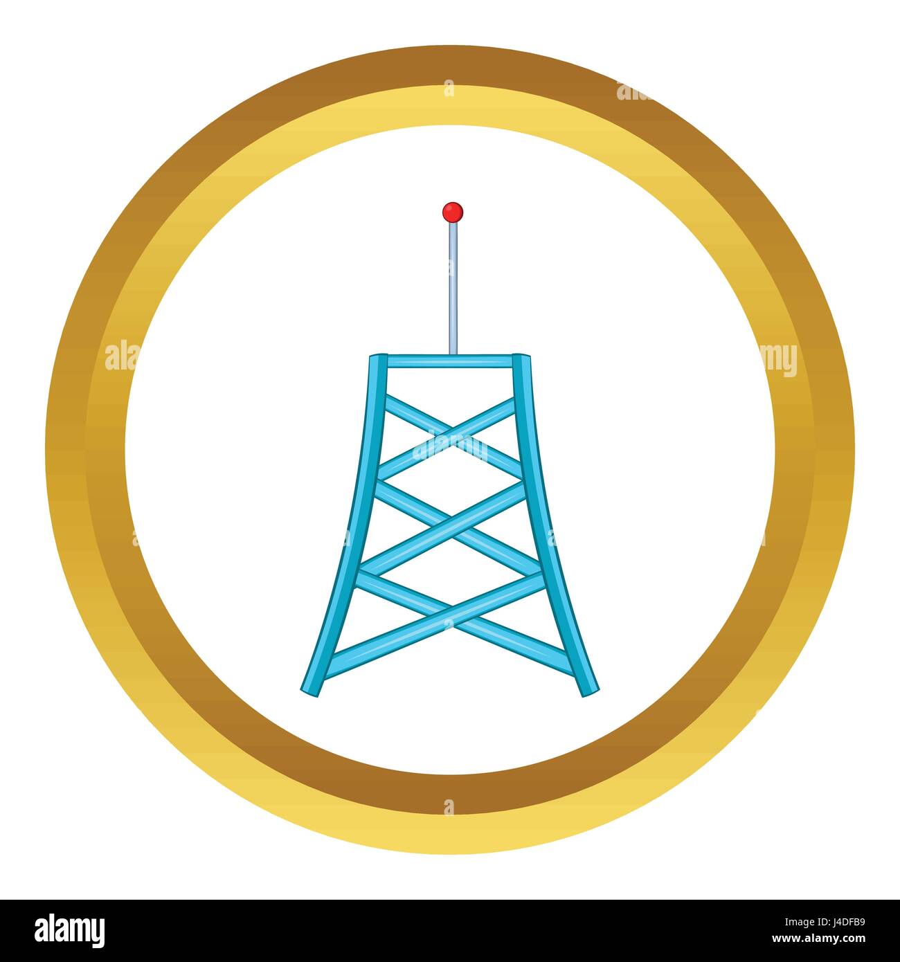Wireless connection tower vector icon Stock Vector Image & Art - Alamy