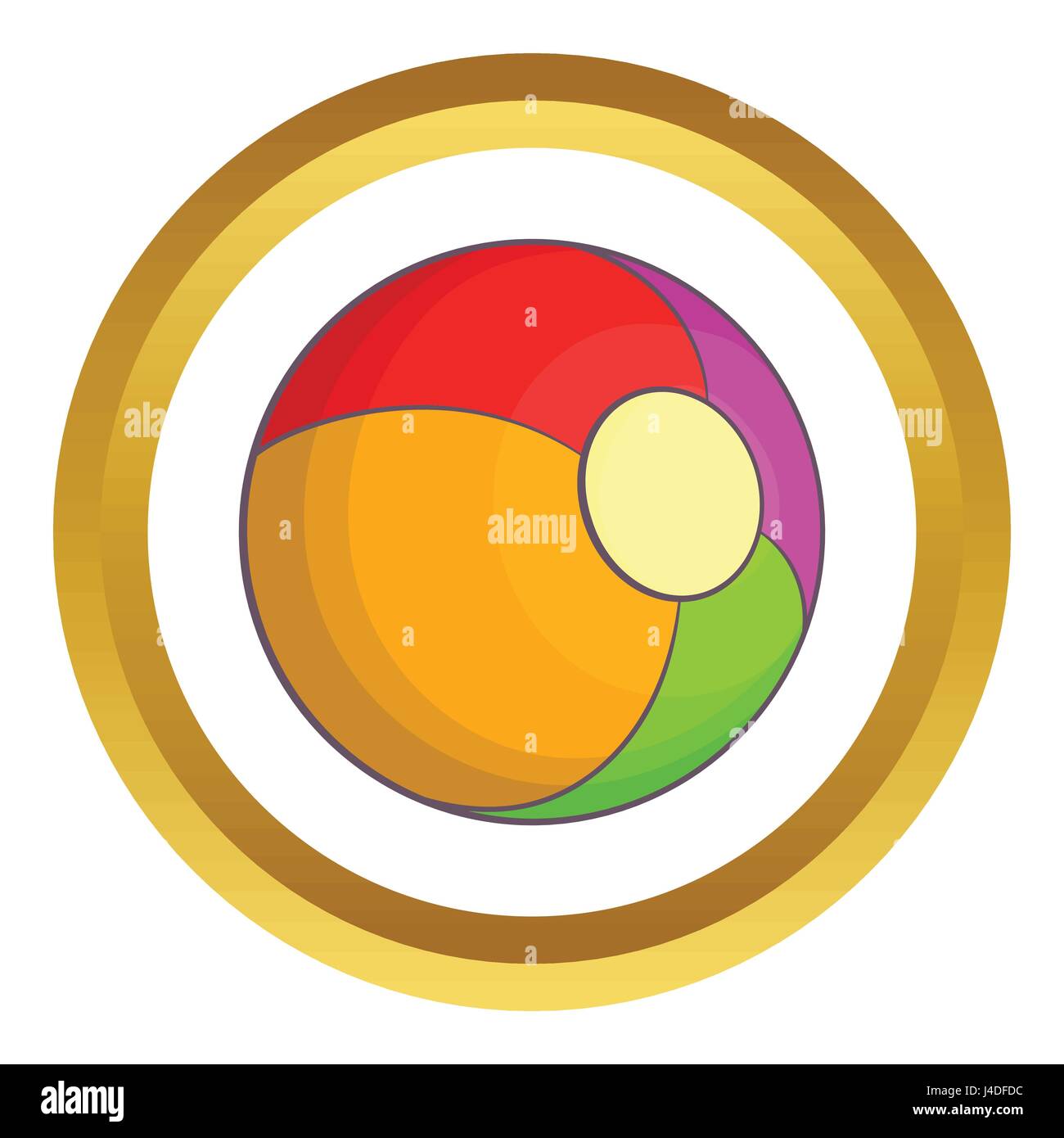 Ball vector icon Stock Vector Image & Art - Alamy
