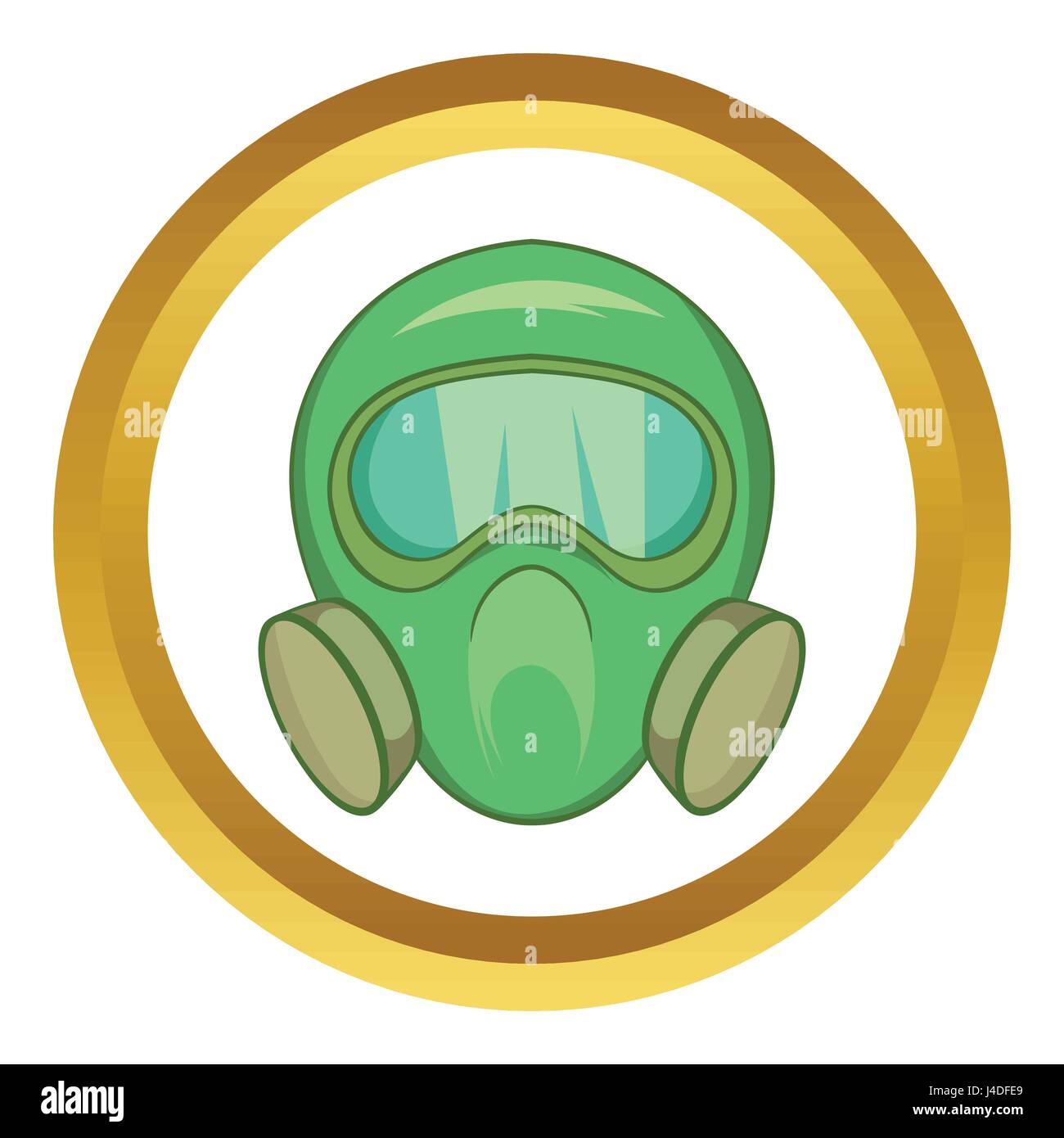 Gas mask vector icon Stock Vector Image & Art - Alamy