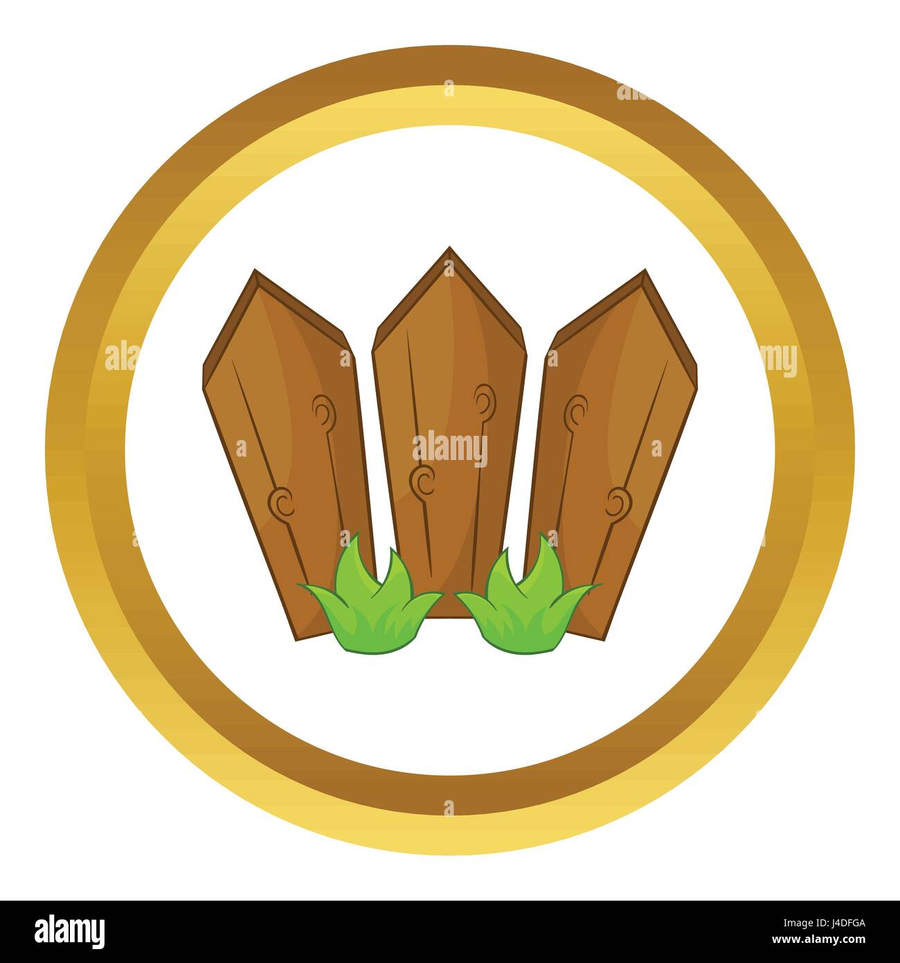 Plants growing on wood Stock Vector Images - Alamy