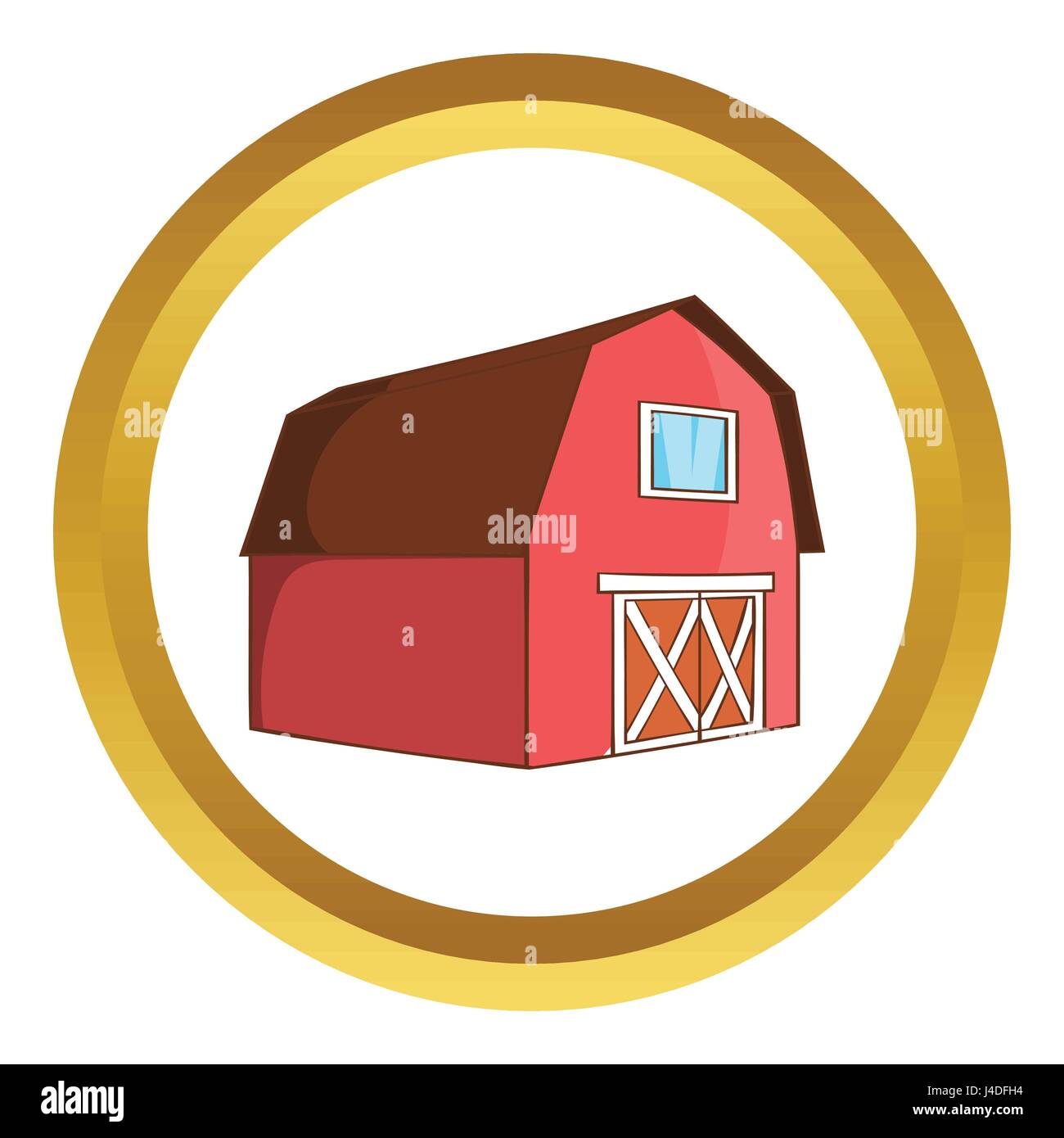 Barn for animals vector icon Stock Vector Image & Art - Alamy