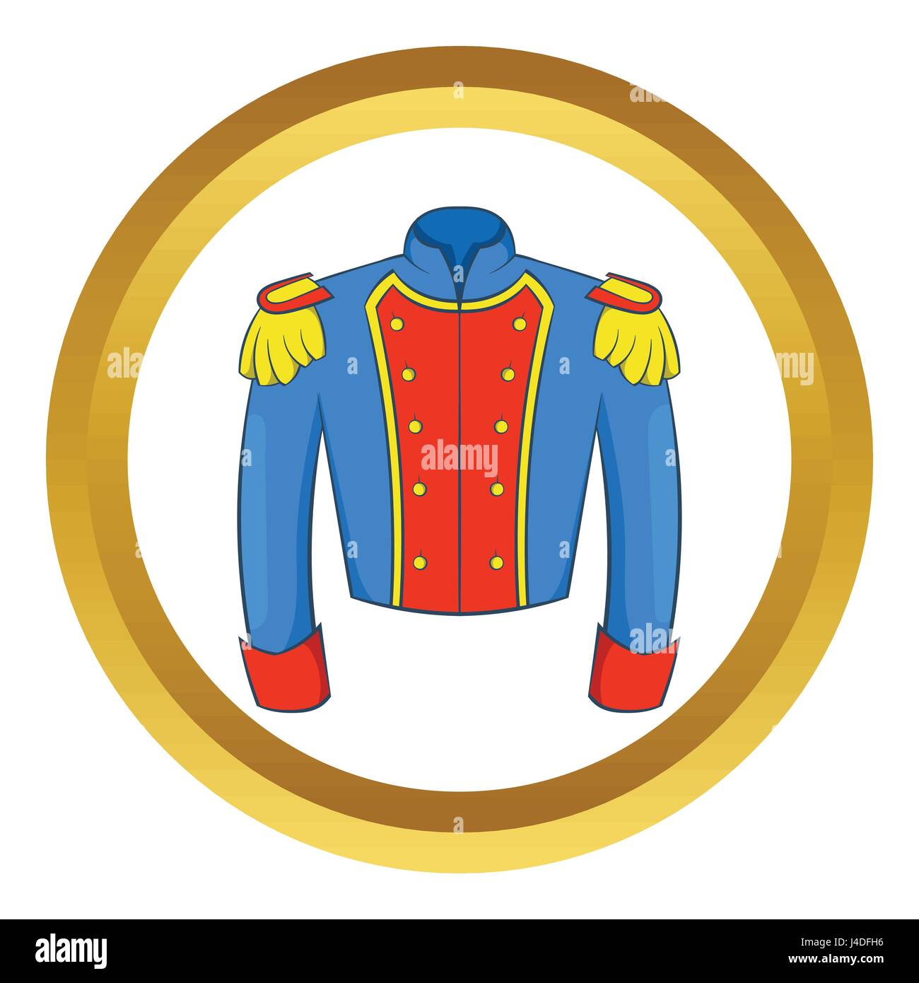 French historical uniform of soldier vector icon Stock Vector Image ...