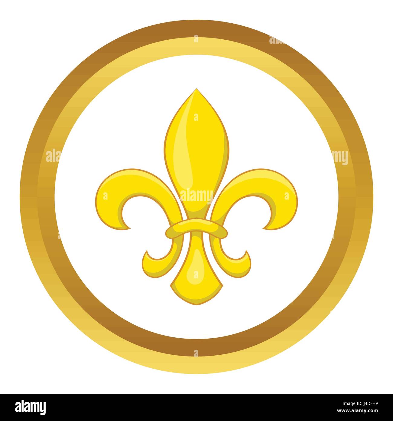 Fleur de lis vector icon Stock Vector Image & Art - Alamy