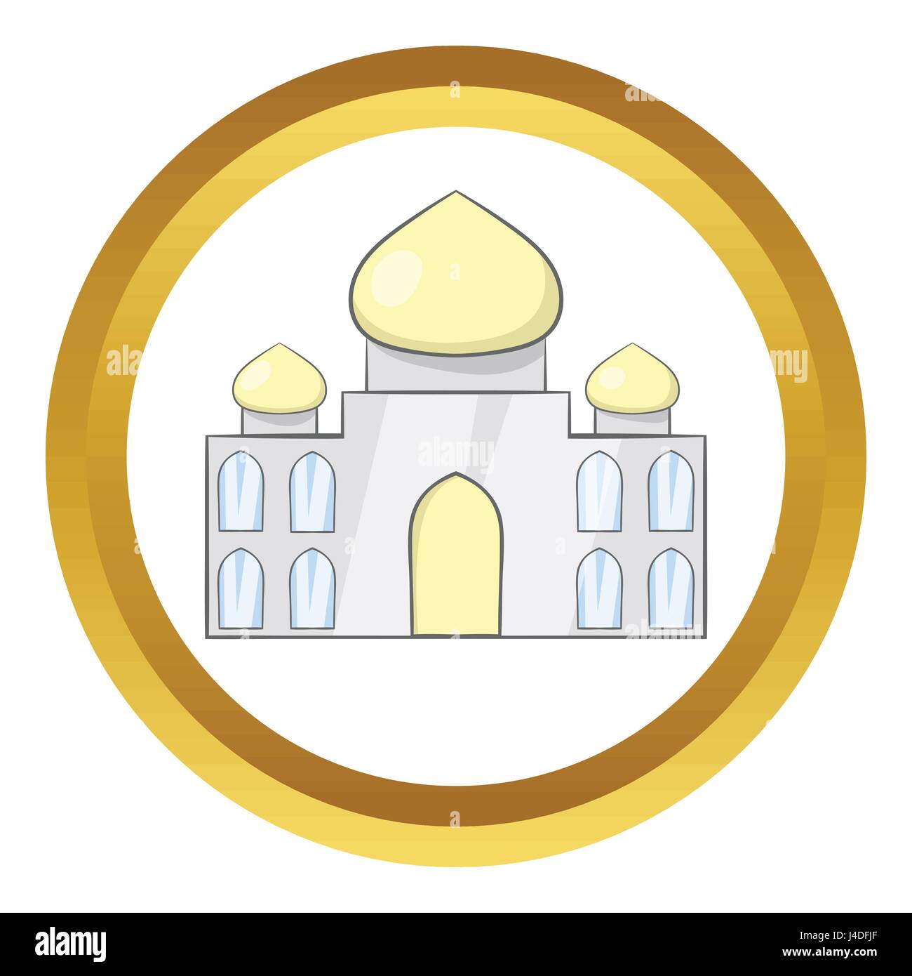 Taj Mahal, India vector icon Stock Vector Image & Art - Alamy