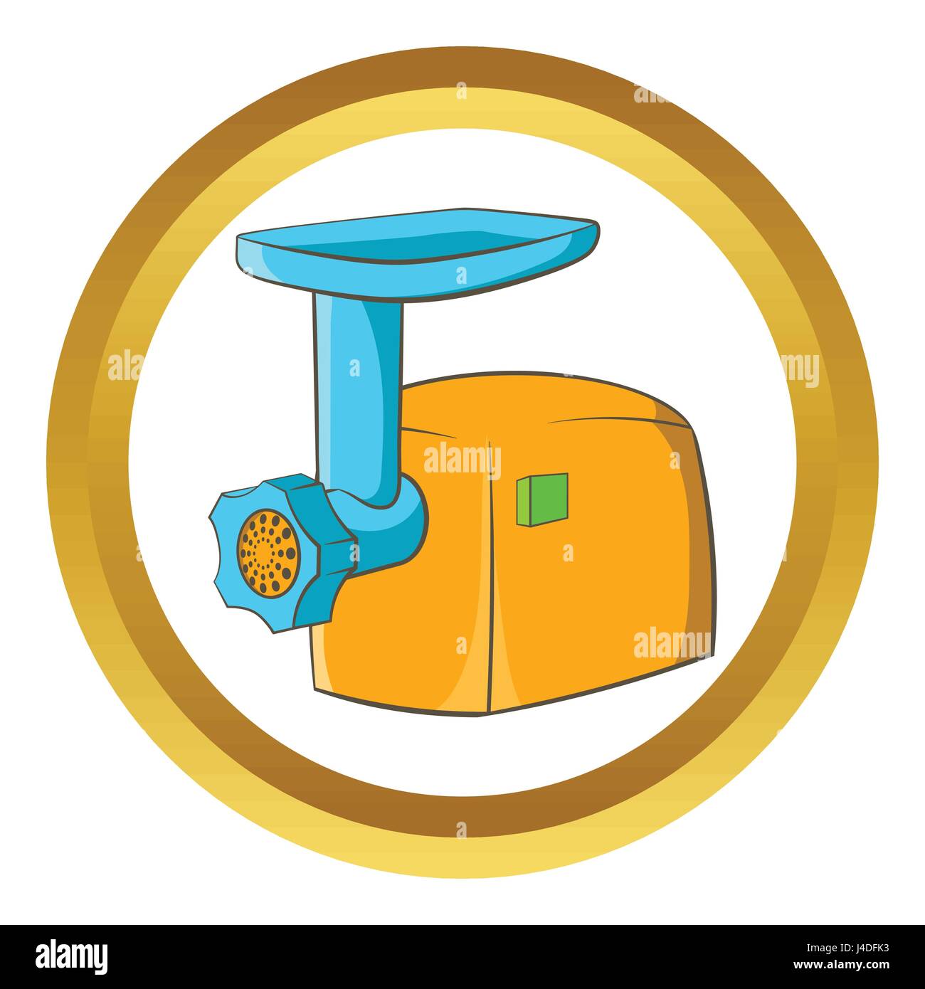 Kitchen meat grinder cartoon Cut Out Stock Images & Pictures - Alamy