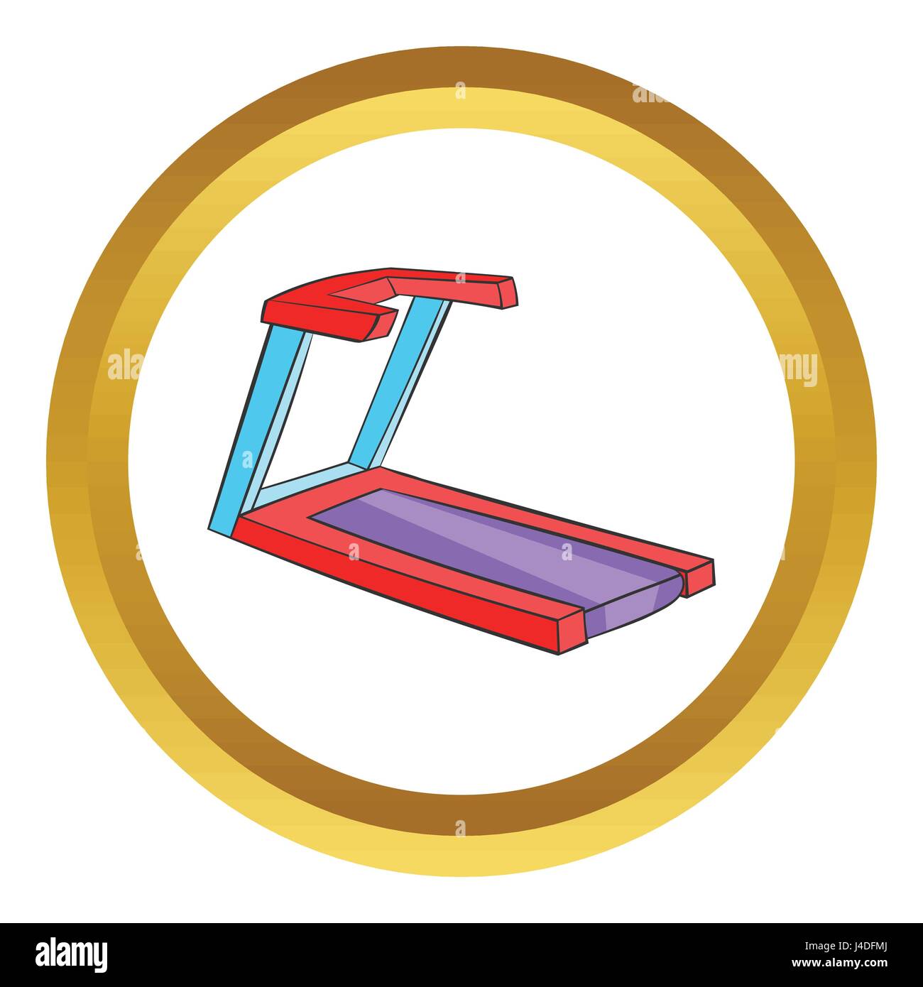 Professional treadmill vector icon Stock Vector Image & Art - Alamy