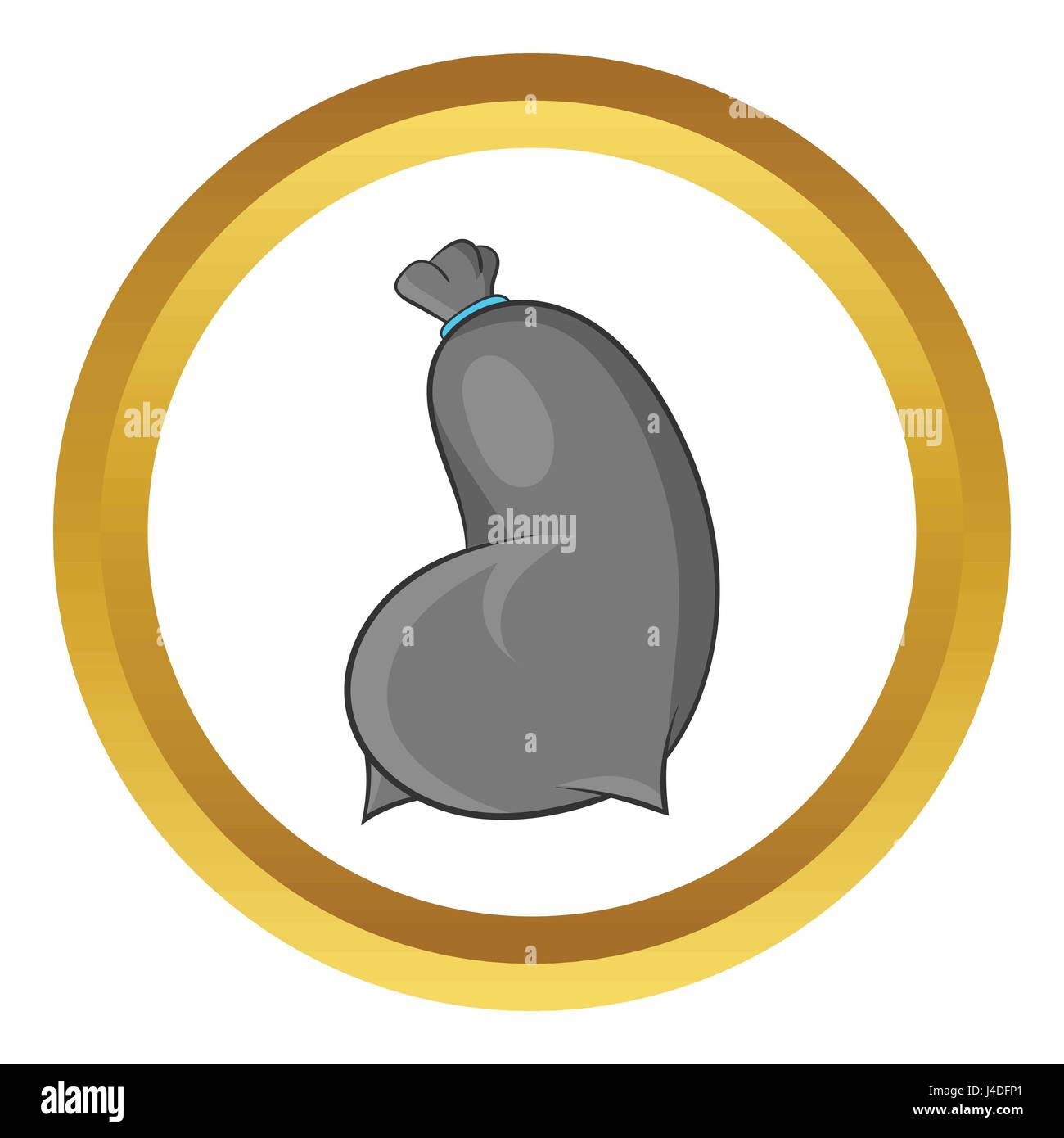 Trash bag vector icon Stock Vector Image & Art - Alamy