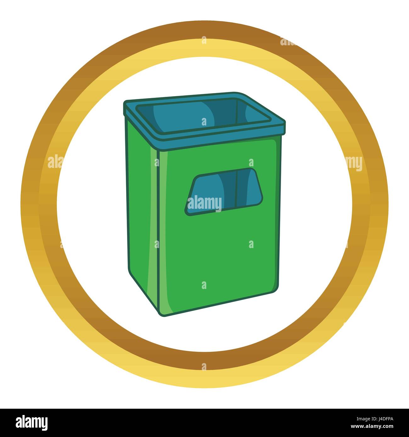 Street dustbin vector icon Stock Vector Image & Art - Alamy