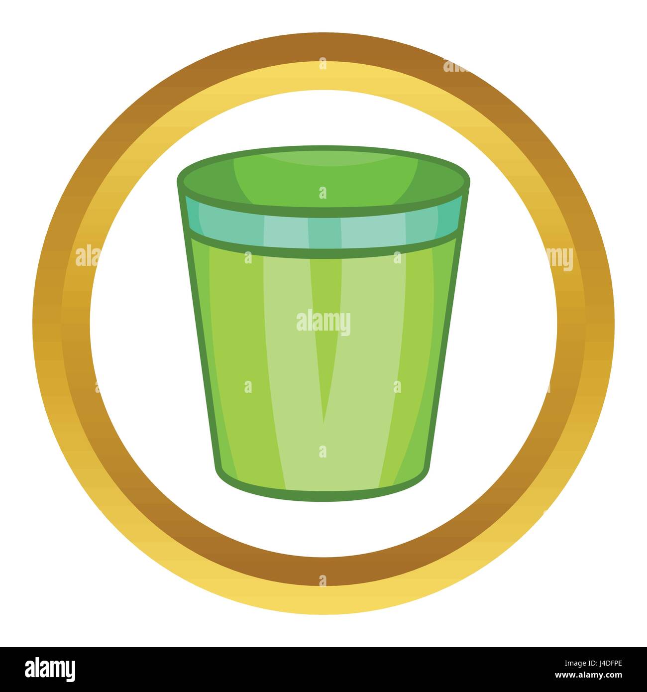 Empty trash can vector icon Stock Vector Image & Art - Alamy