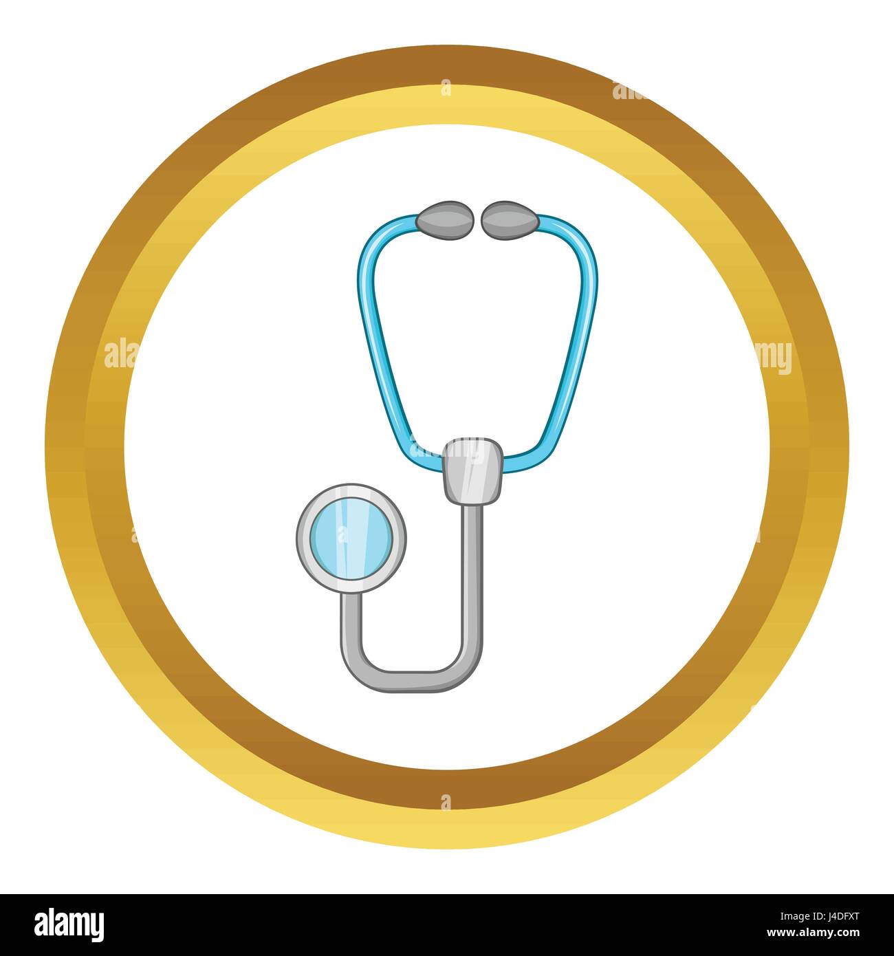 Phonendoscope cartoon icon Cut Out Stock Images & Pictures - Alamy