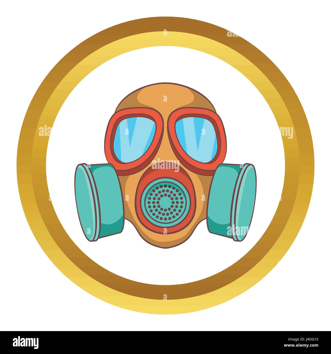 Gas mask vector icon Stock Vector Image & Art - Alamy