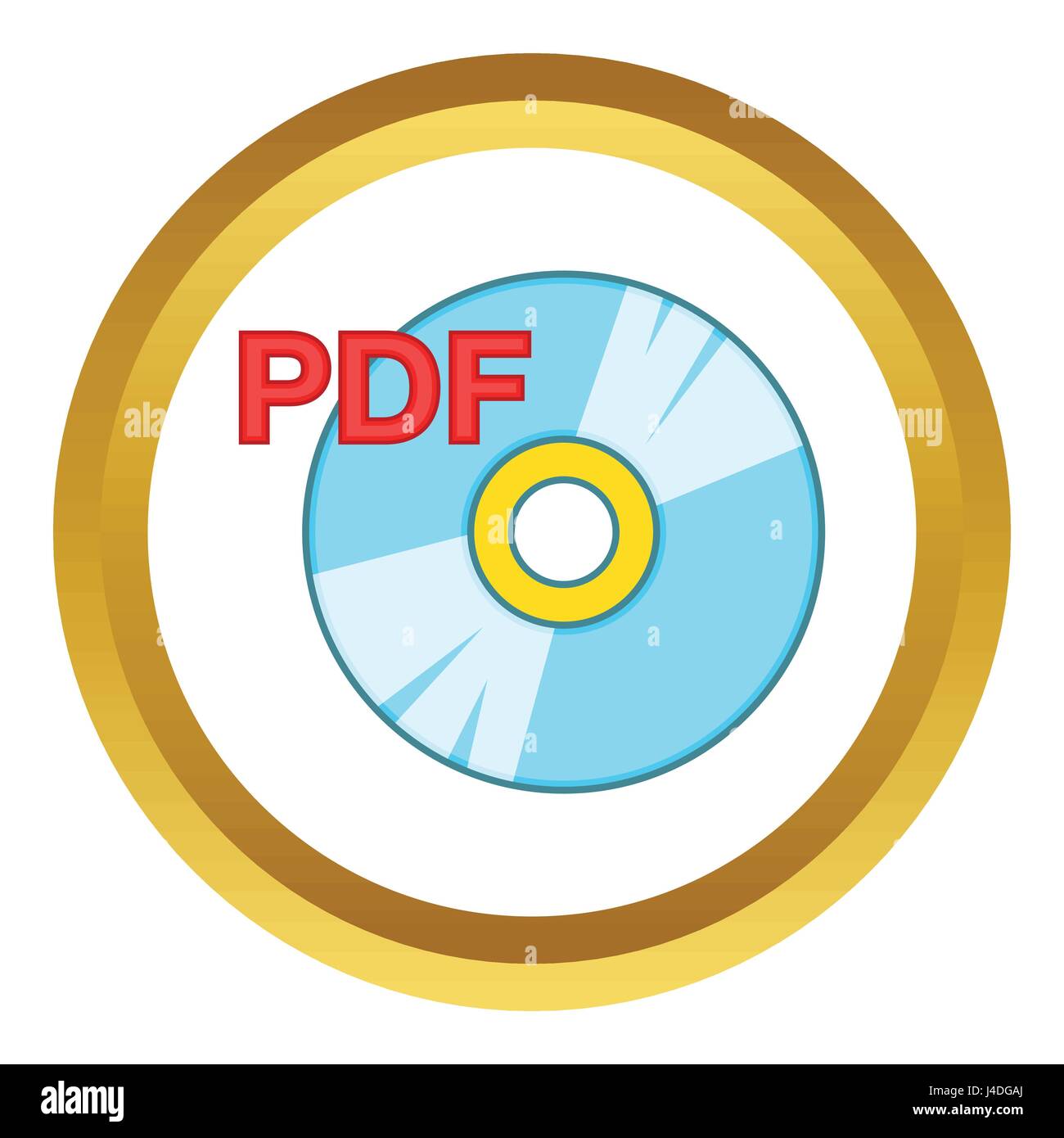 PDF book vector icon Stock Vector Image & Art - Alamy