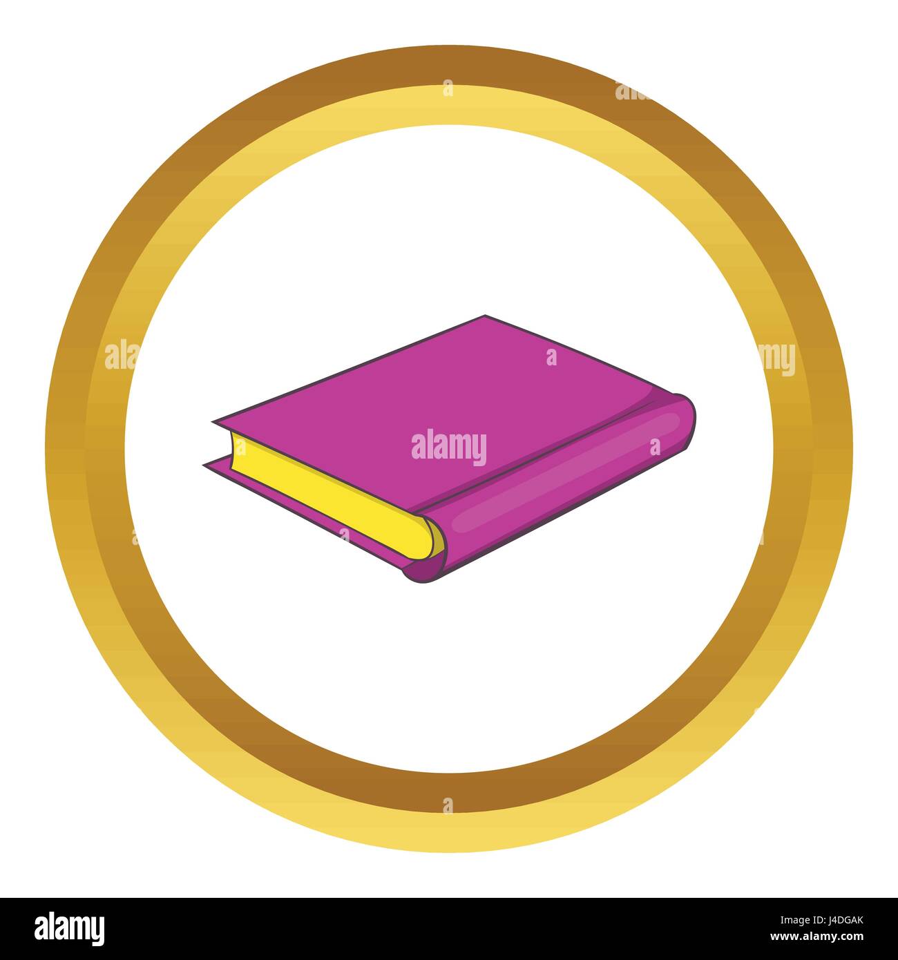 Pink book vector icon Stock Vector Image & Art - Alamy