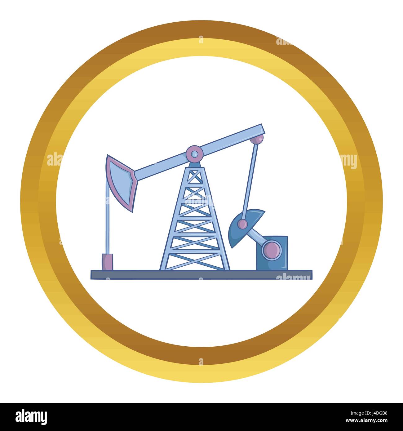 Drilling Rig Site Stock Vector Images - Alamy