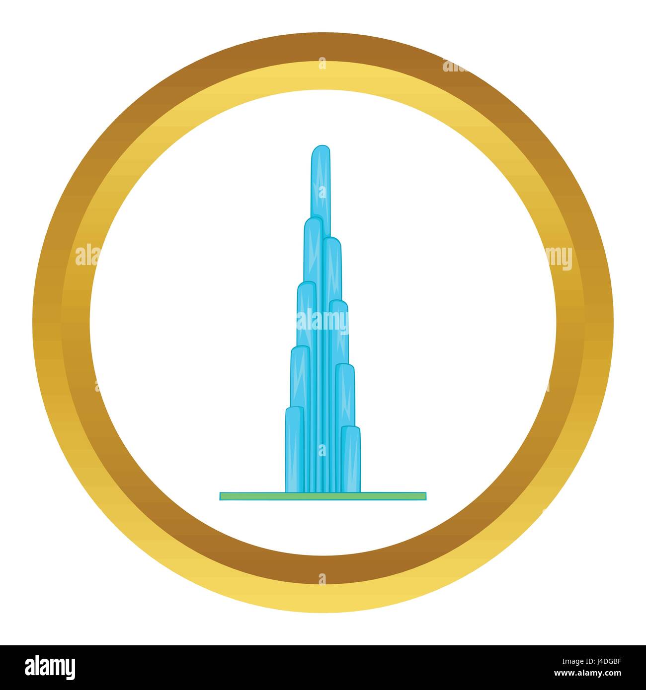 Burj khalifa dubai Cut Out Stock Images & Pictures - Alamy