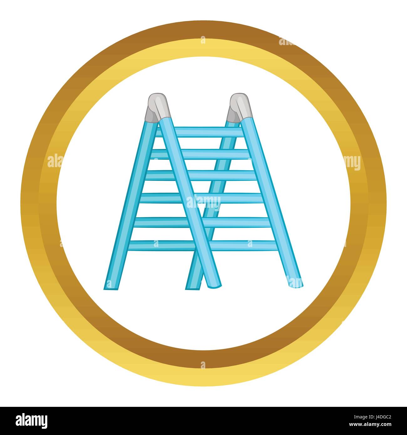 Ladder vector icon Stock Vector Image & Art - Alamy