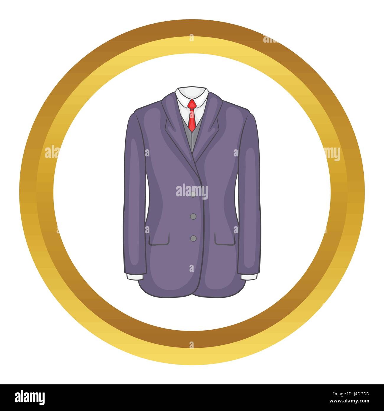 Men suit vector icon Stock Vector Image & Art - Alamy
