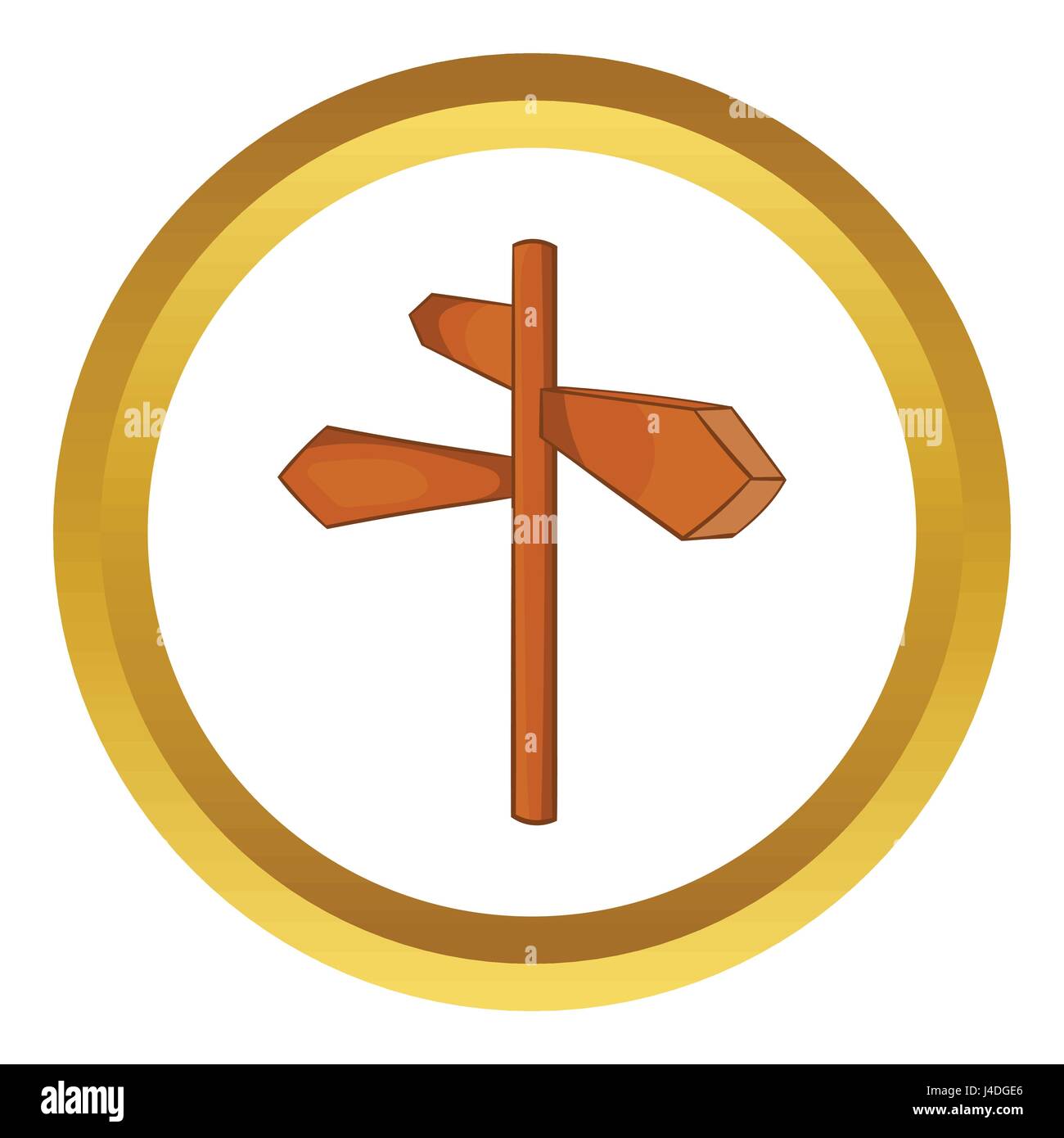 Road sign vector icon Stock Vector Image & Art - Alamy