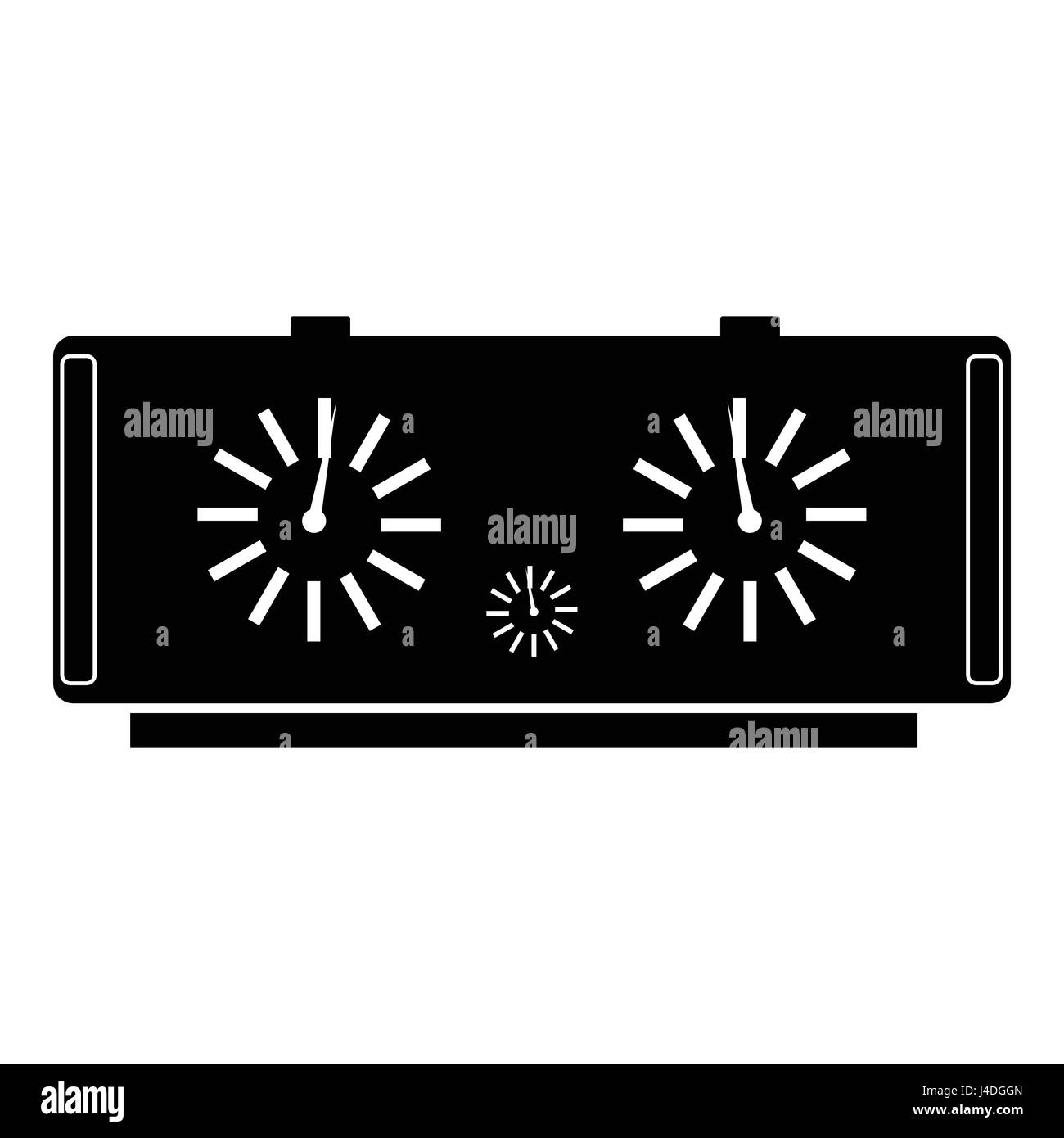 Stop clock for chess game Stock Vector Images - Alamy