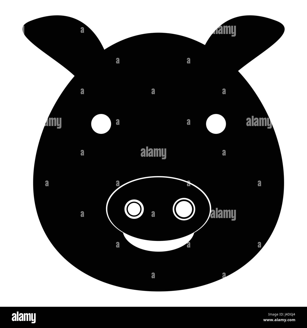 Pig icon, simple style Stock Vector Image & Art - Alamy