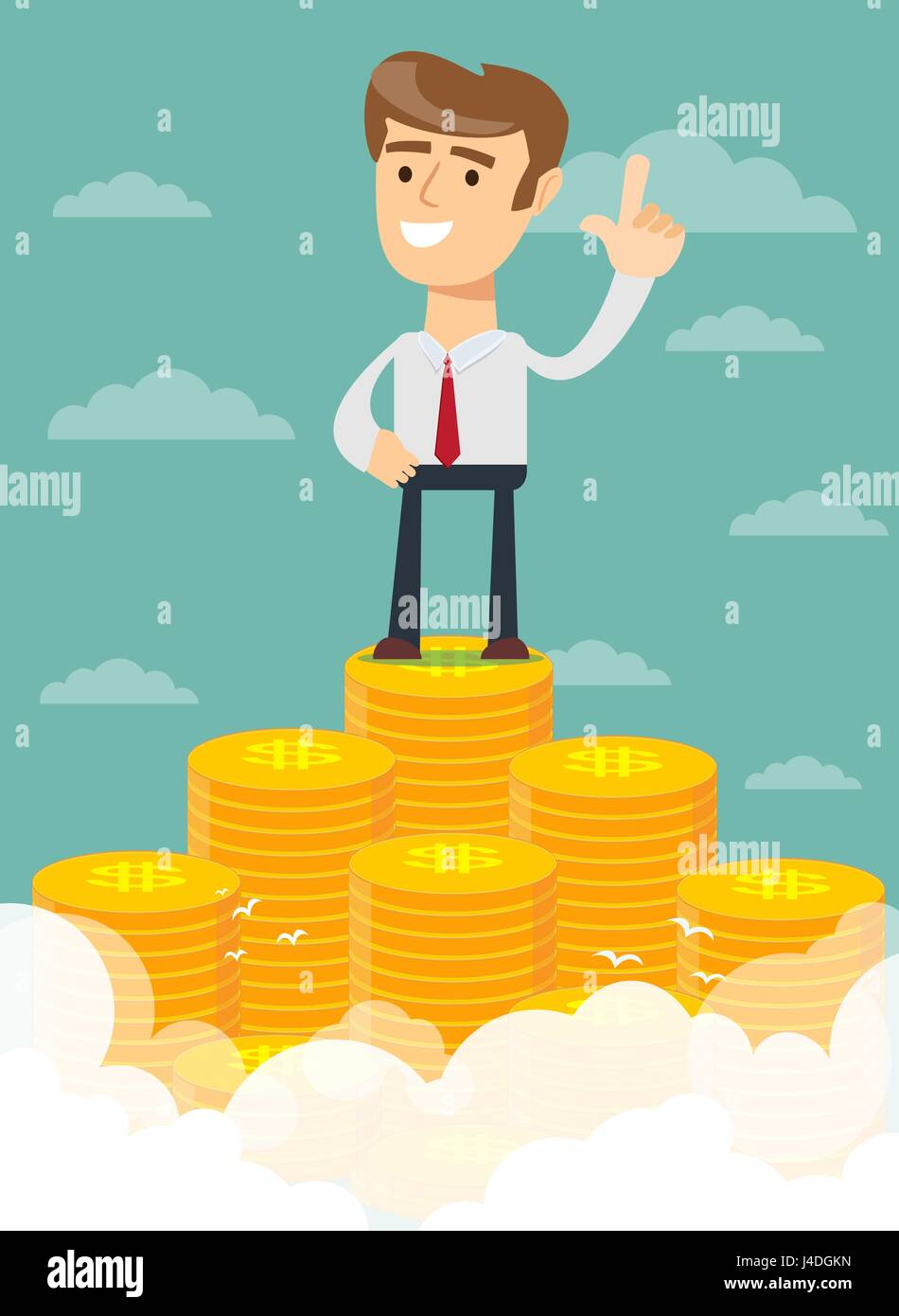 Man standing cash credit Stock Vector Images - Alamy