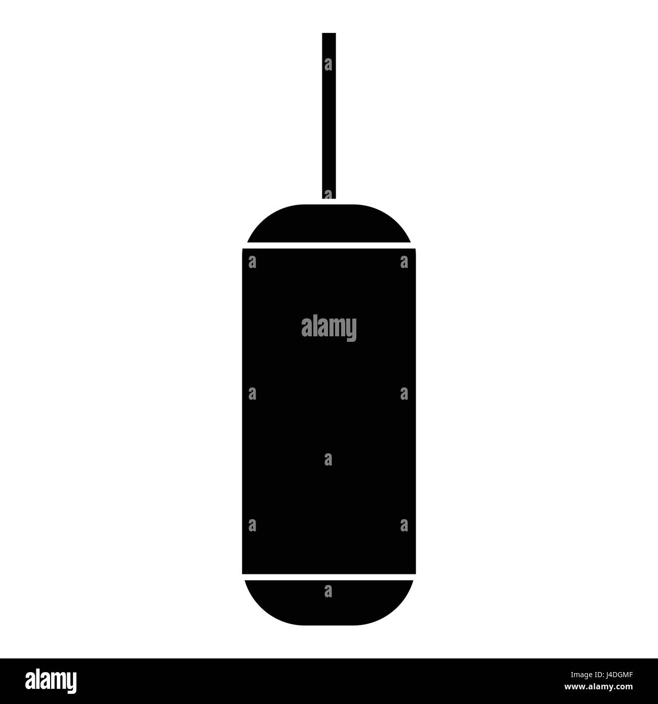 Violence fist icon simple Black and White Stock Photos & Images - Alamy