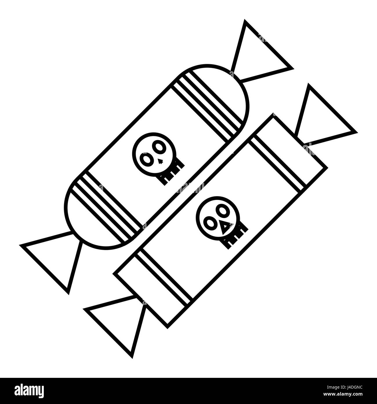 Candy icon, outline style Stock Vector Image & Art - Alamy