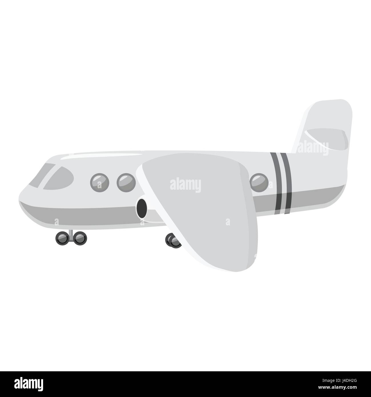 Airplane icon, gray monochrome style Stock Vector Image & Art - Alamy