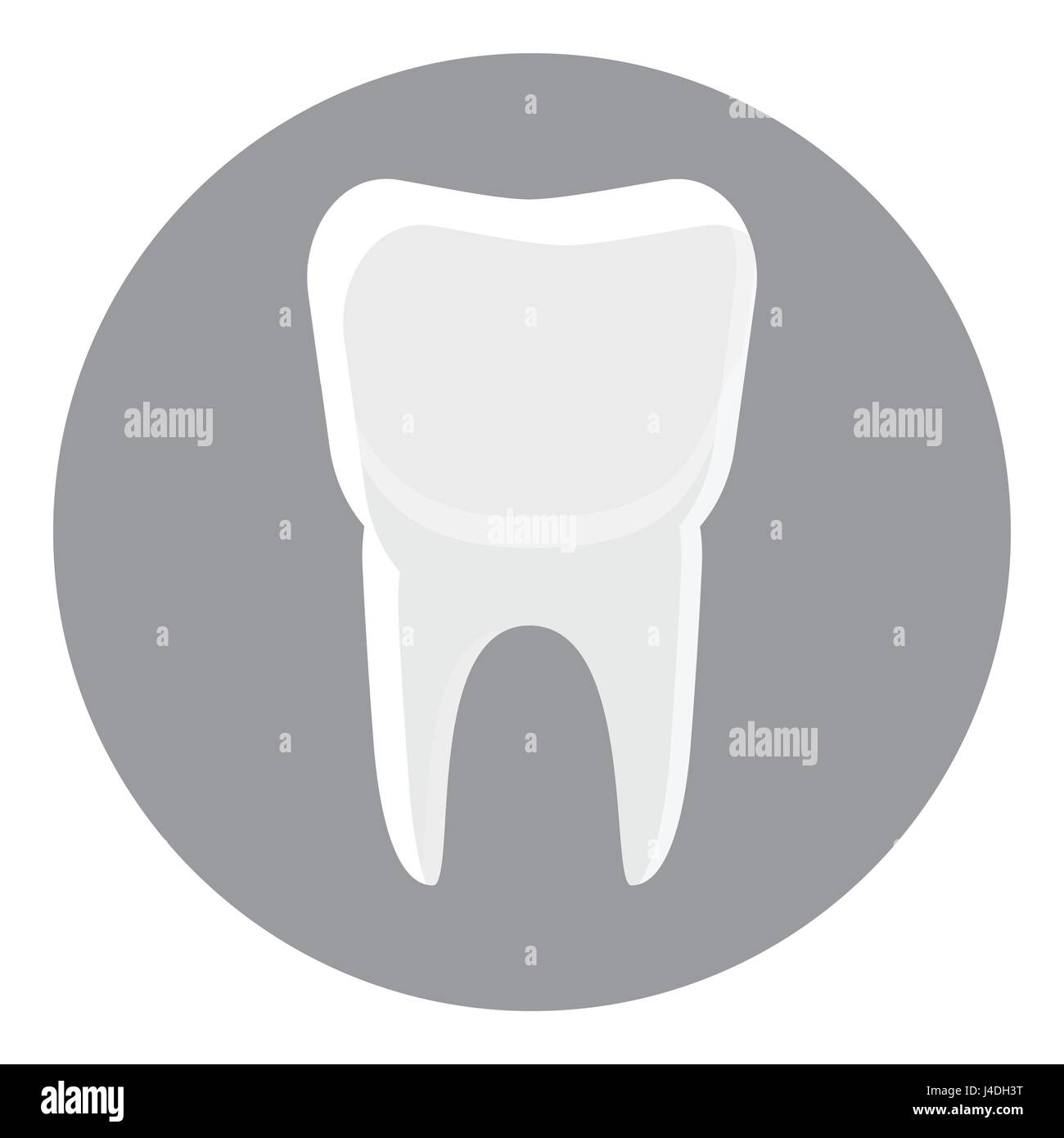 Human tooth gray icon Stock Vector Images - Alamy