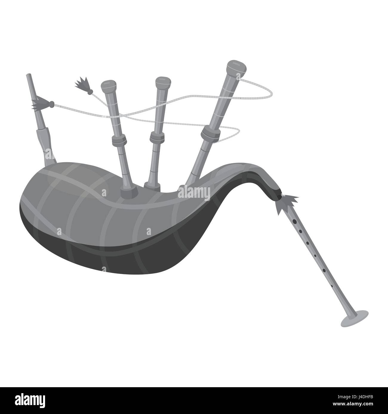 Sack pipe Stock Vector Images - Alamy