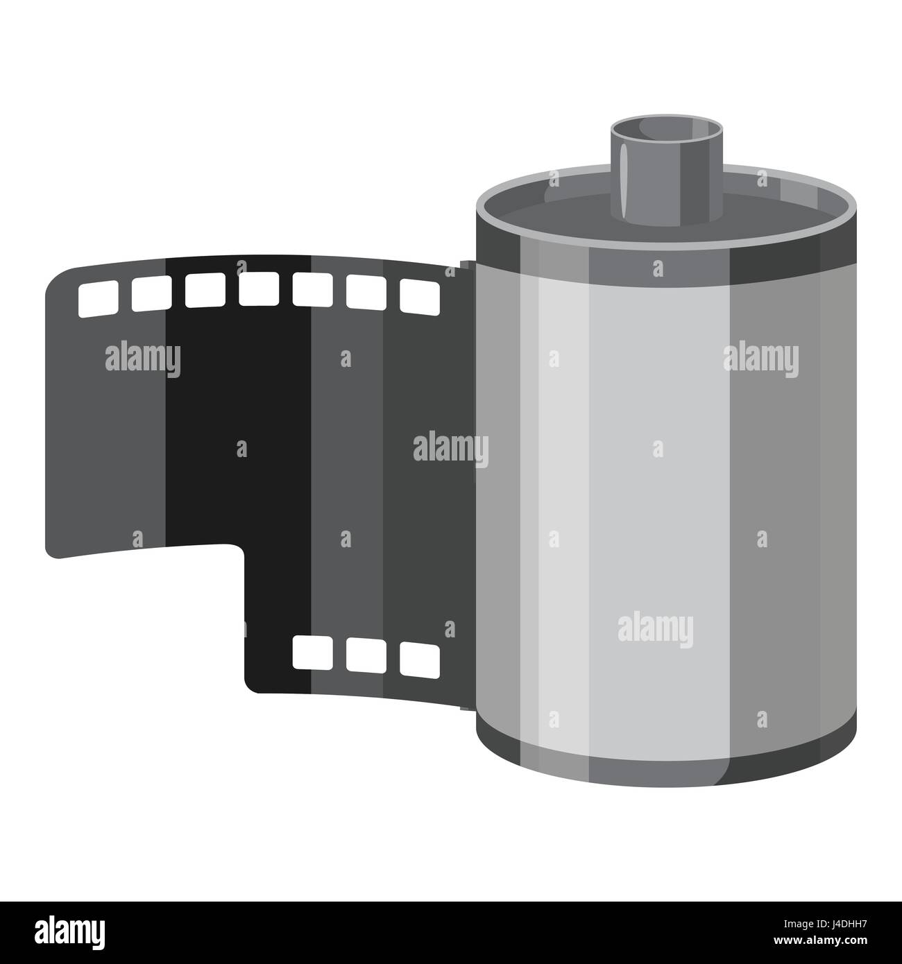 Photographic film icon, gray monochrome style Stock Vector Image & Art ...