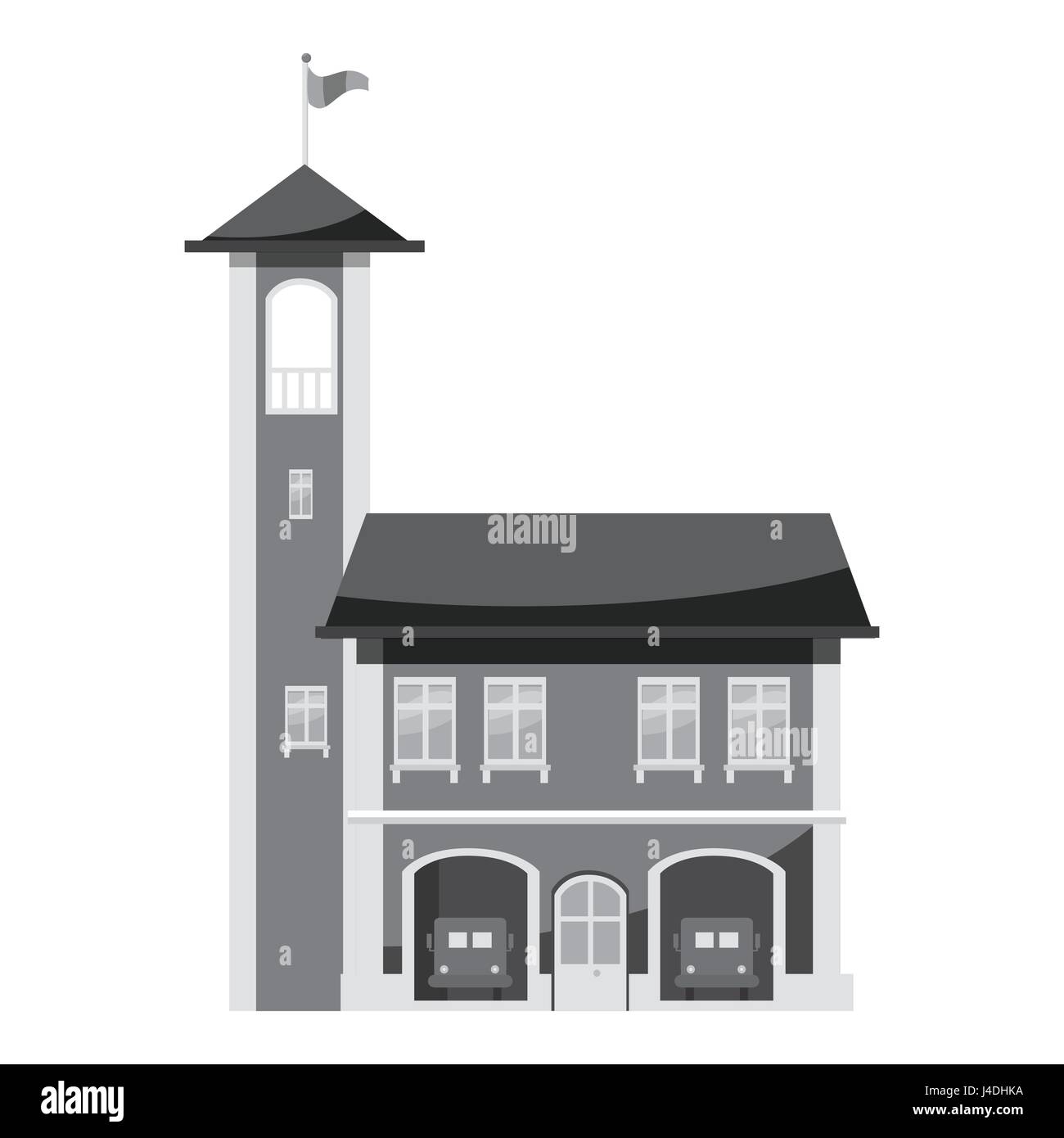 Fire station england Stock Vector Images - Alamy