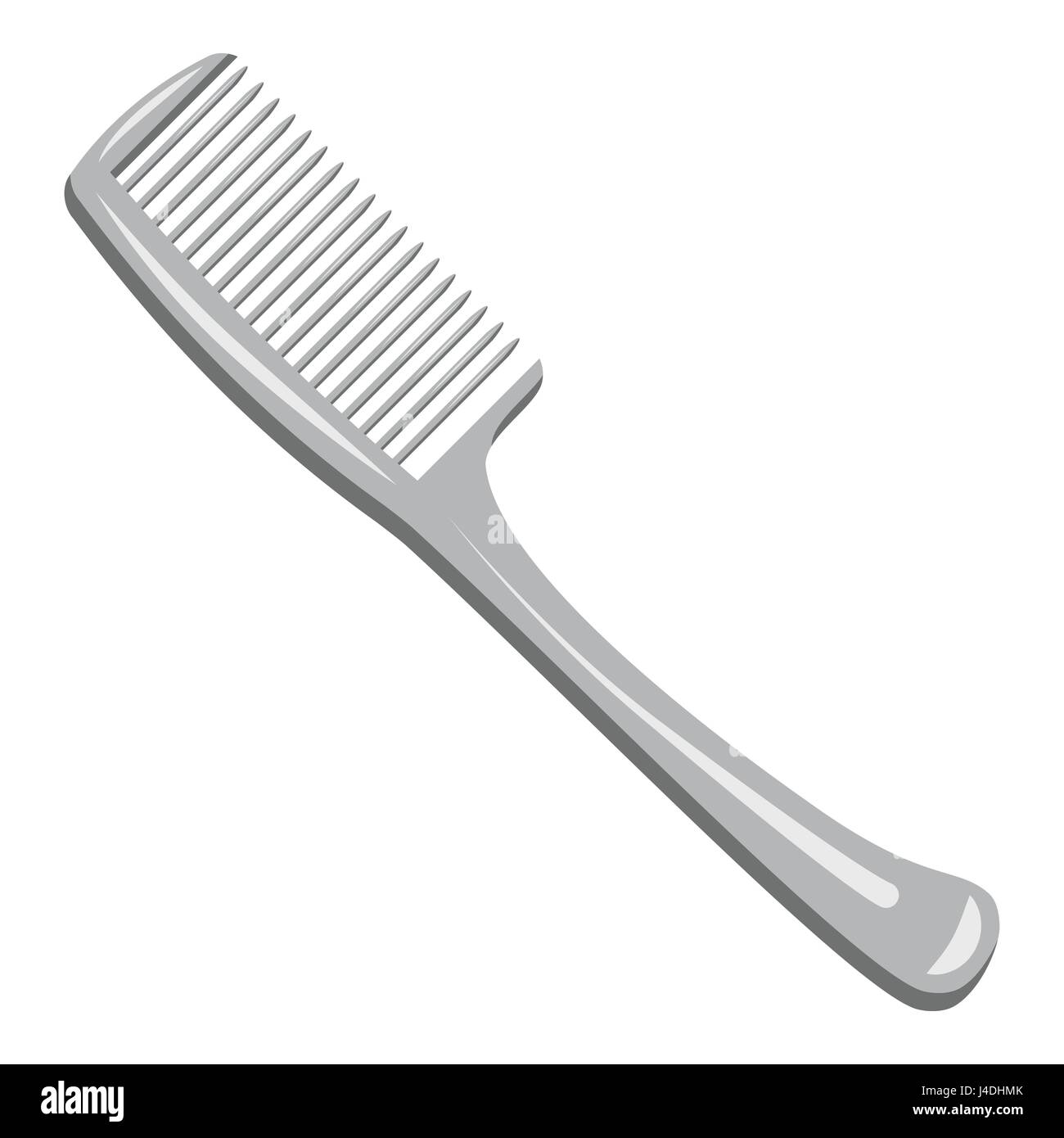 Black plastic comb icon cartoon Stock Vector Images - Alamy
