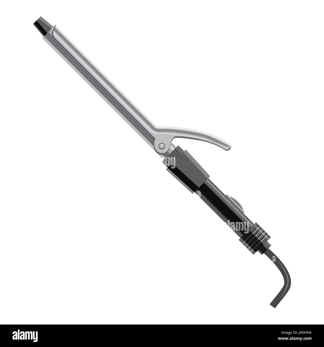 Curling iron cartoon icon hi-res stock photography and images - Alamy