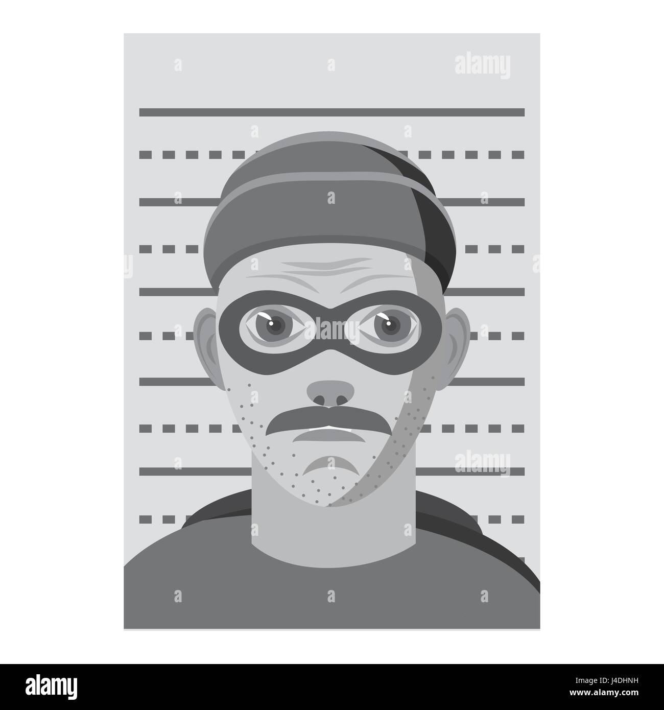 Man arrested icon, gray monochrome style Stock Vector Image & Art - Alamy