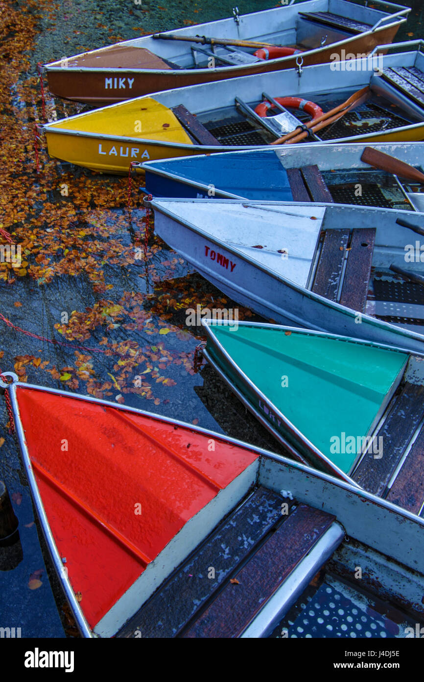 Red rowboats hi-res stock photography and images - Alamy