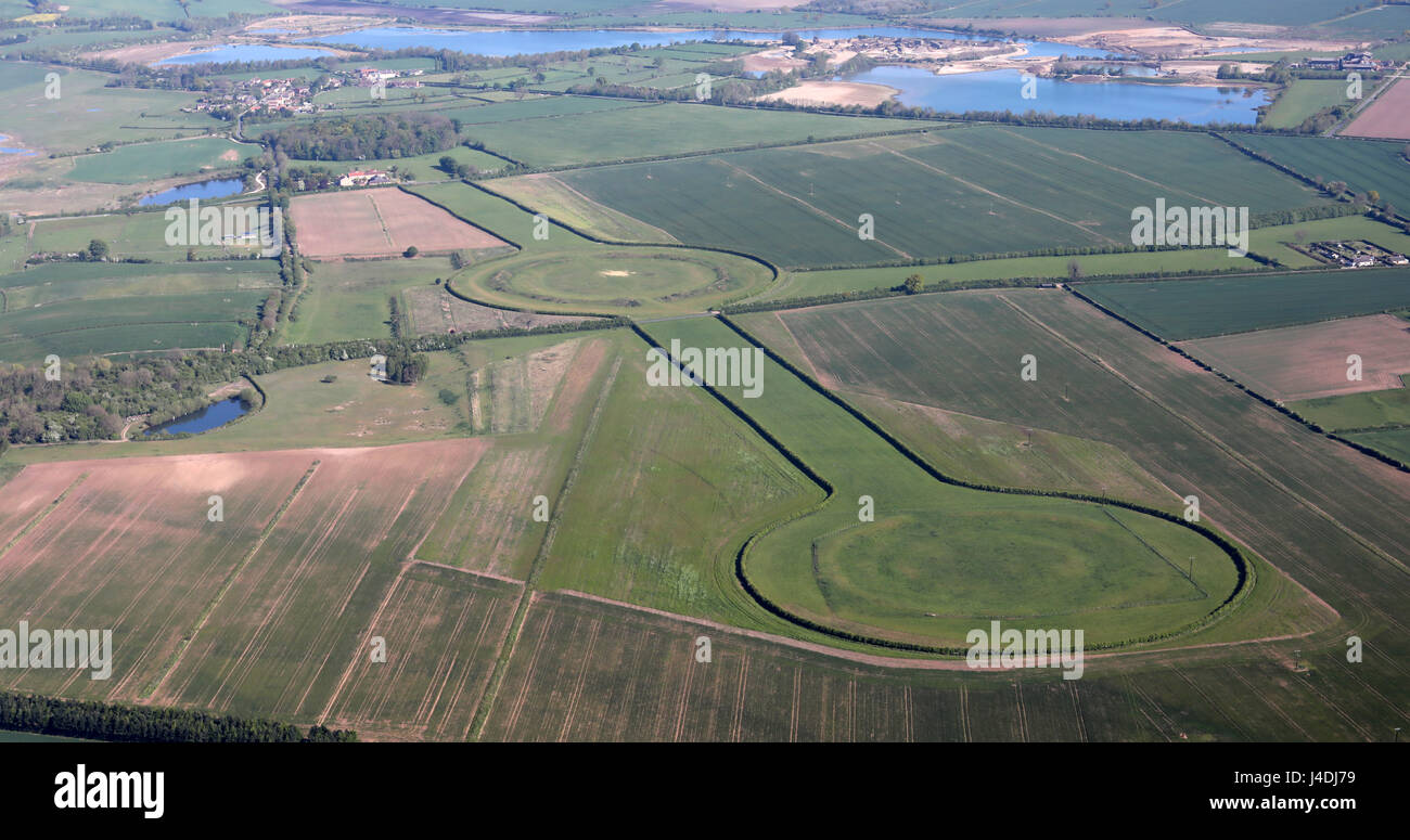Thornborough henge aerial hi-res stock photography and images - Alamy