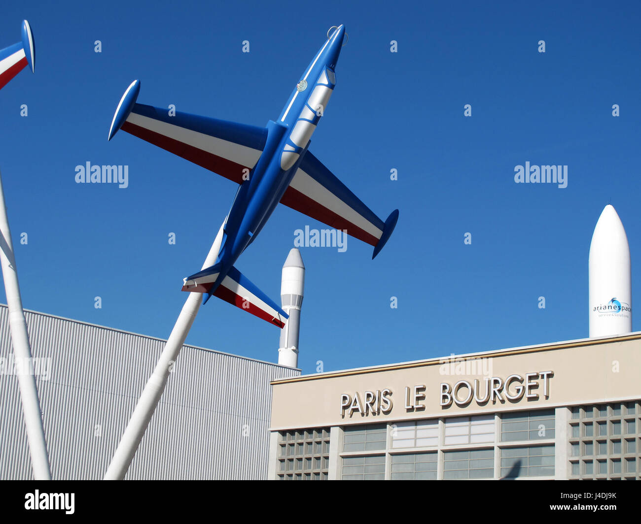 Fouga Magister of the Patrouille de France, Air and Space Museum, Paris ...