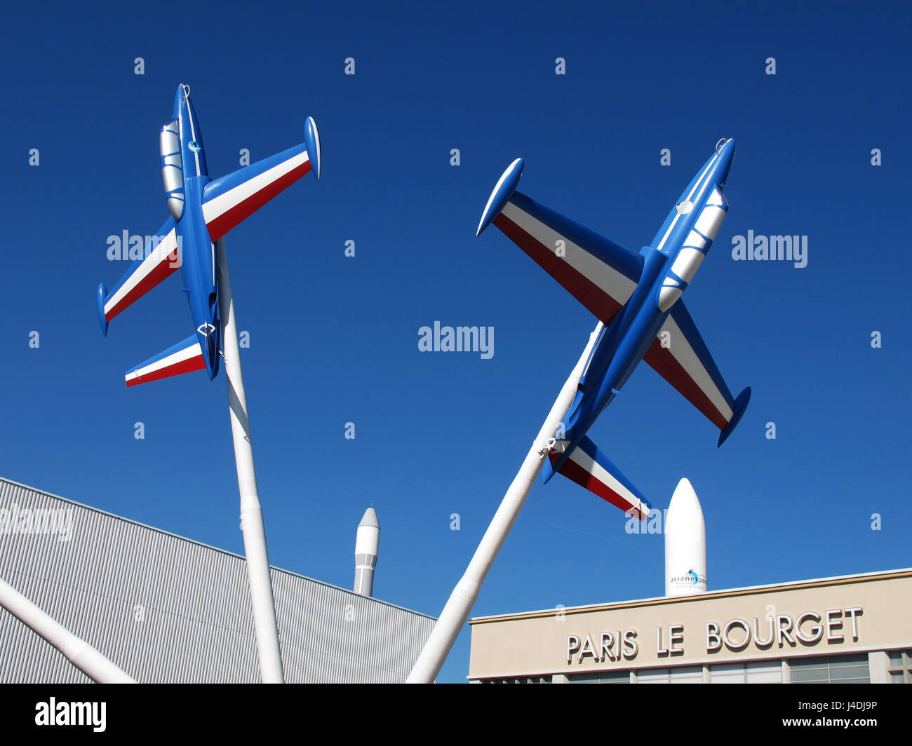 Fouga Magister of the Patrouille de France, Air and Space Museum, Paris ...