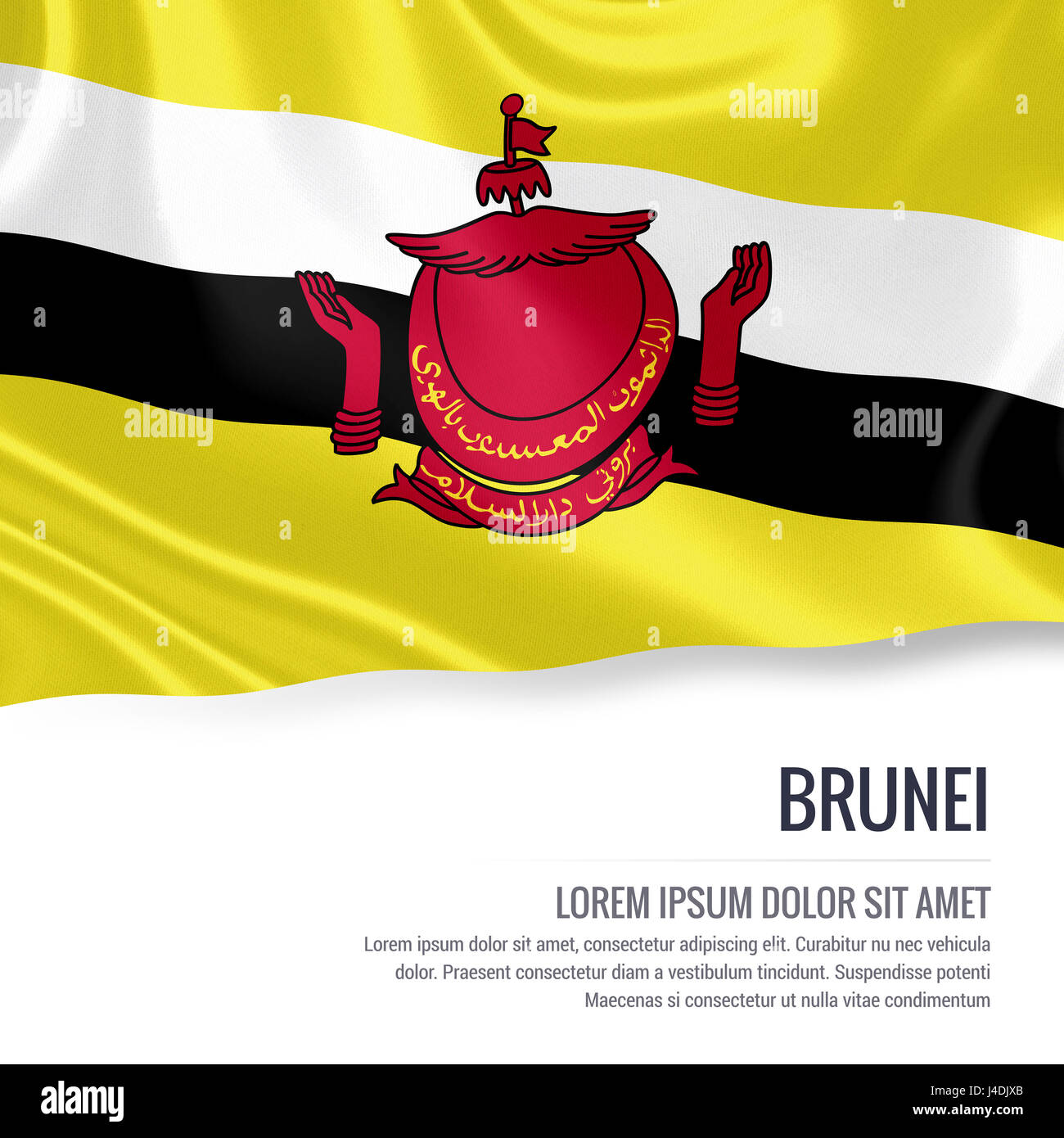 Brunei Darussalam Flag High Resolution Stock Photography and Images - Alamy