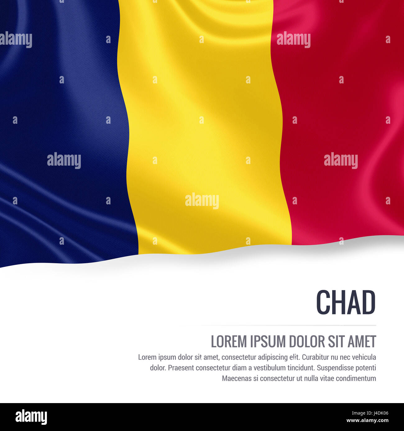 Tchad flag hi-res stock photography and images - Alamy