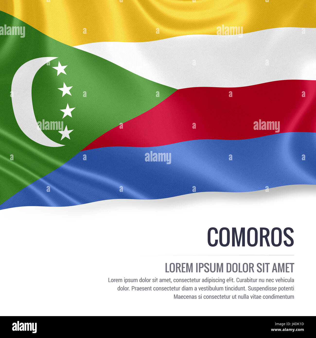 Comorian flags High Resolution Stock Photography and Images - Alamy